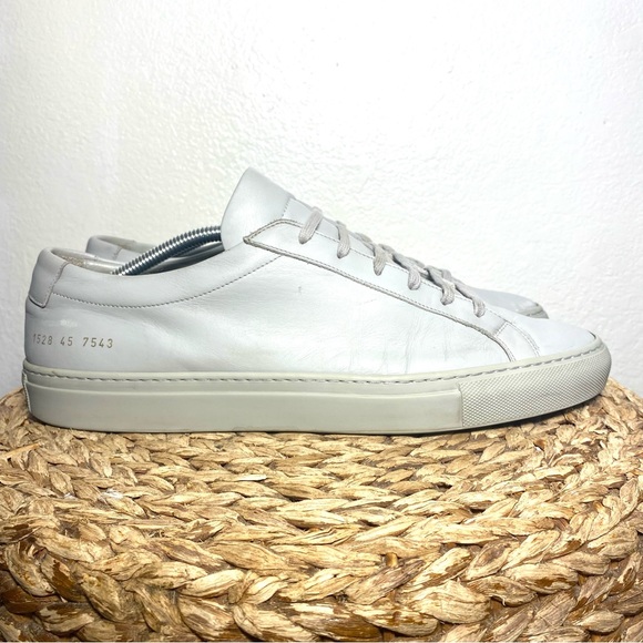 Common Projects | Shoes | Common Project Grey Leather Achilles Lace ...